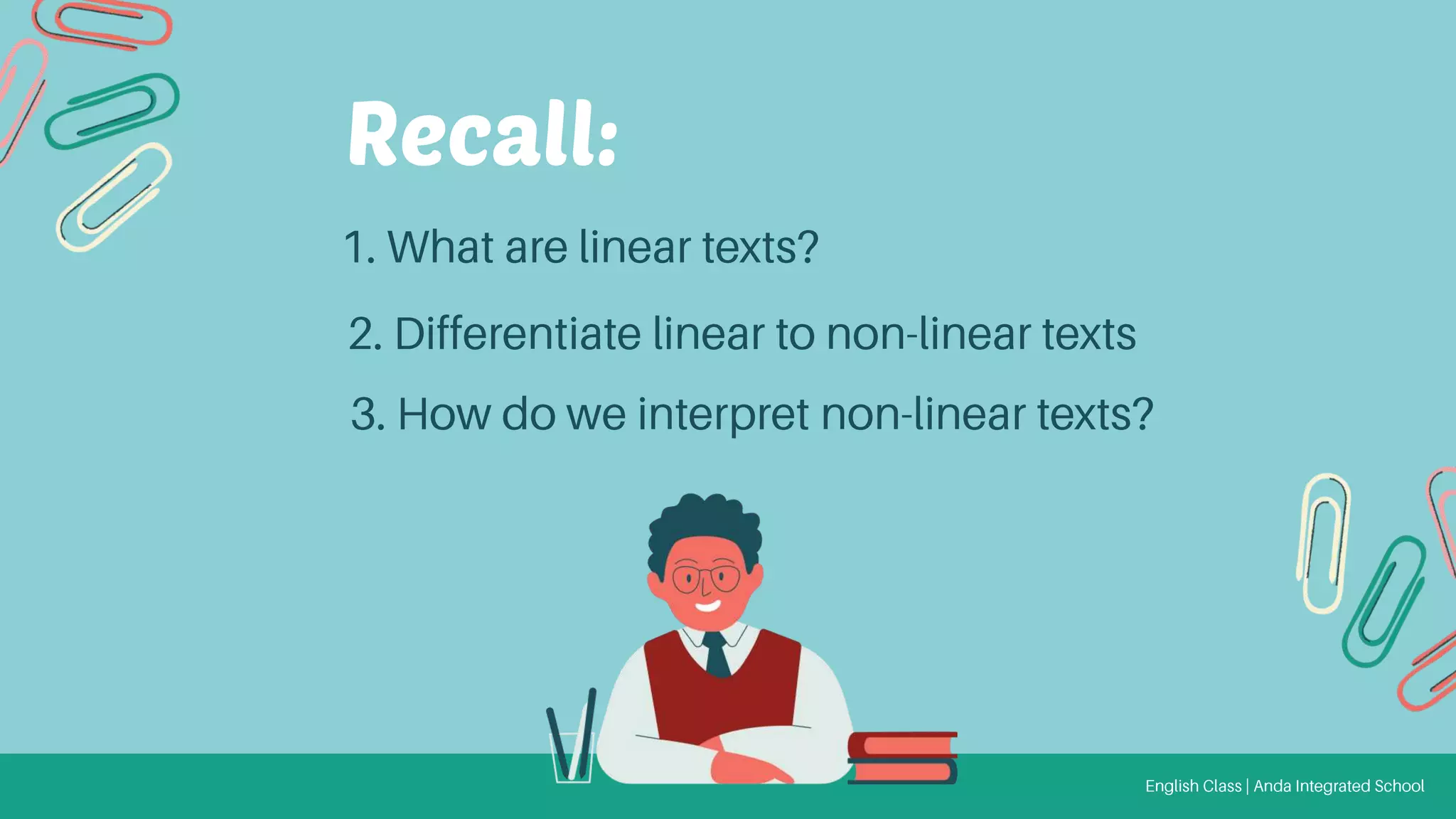 Linear and Non Linear Texts | PPTX