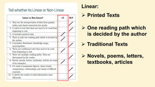 linearandnon-lineartexts-ppt.pptx | Gardening | Home & Garden