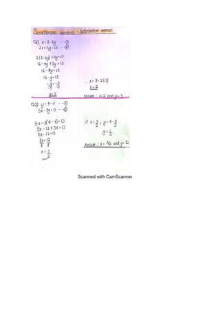 LINEAR AND SIMULTANEOUS EQUATIONS (2).pdf | Free Download