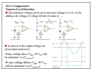 Linear application and Comparator and level detector.pptx