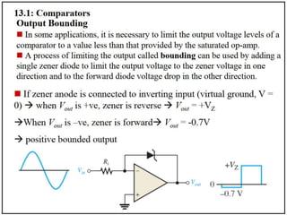 Linear application and Comparator and level detector.pptx