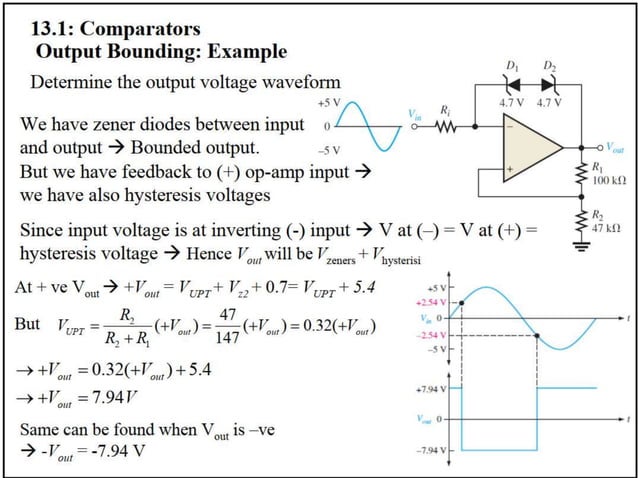 Linear application and Comparator and level detector.pptx