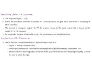 Linear application and Comparator and level detector.pptx