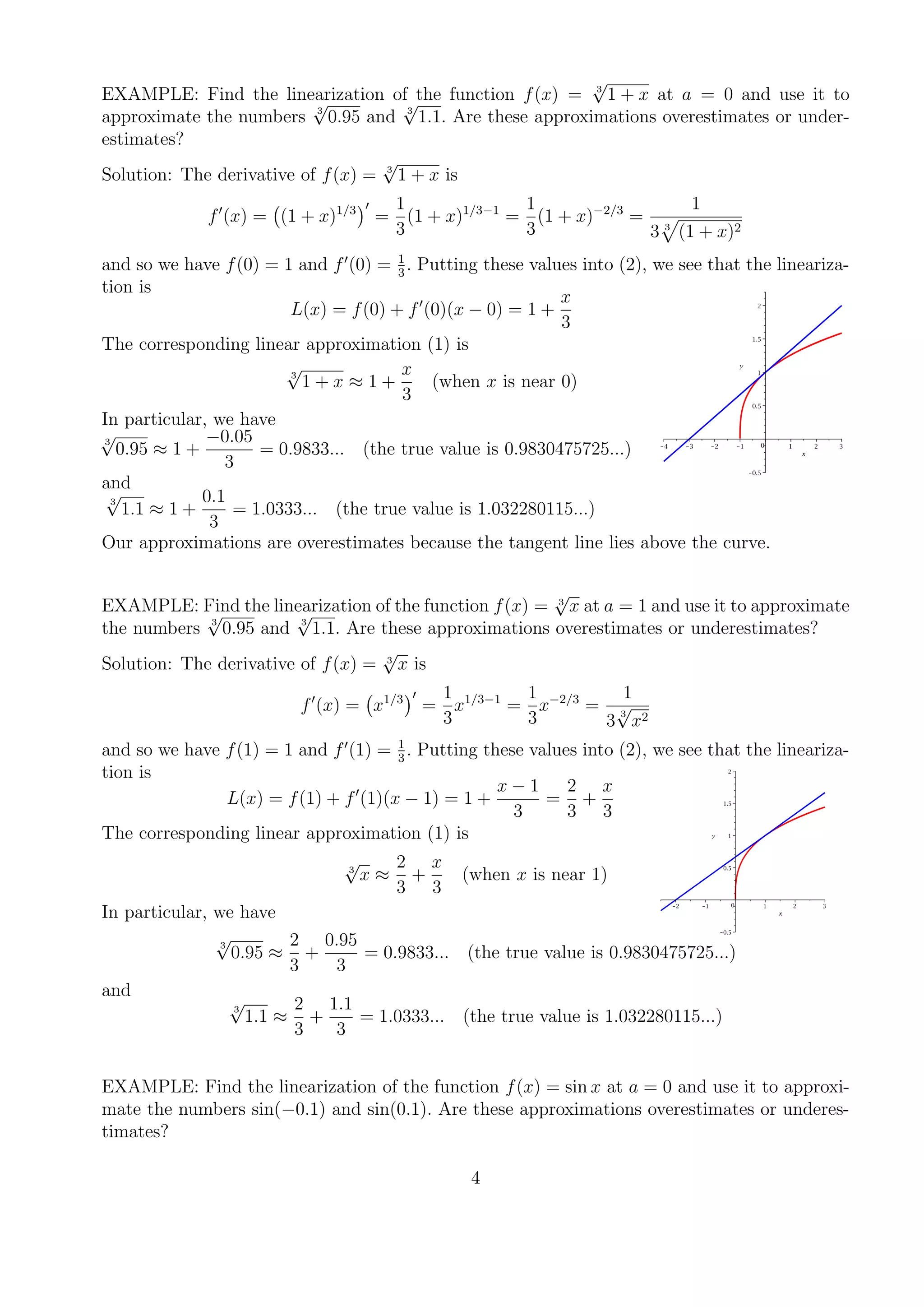 Linear Approximations Anddifferentials Pdf