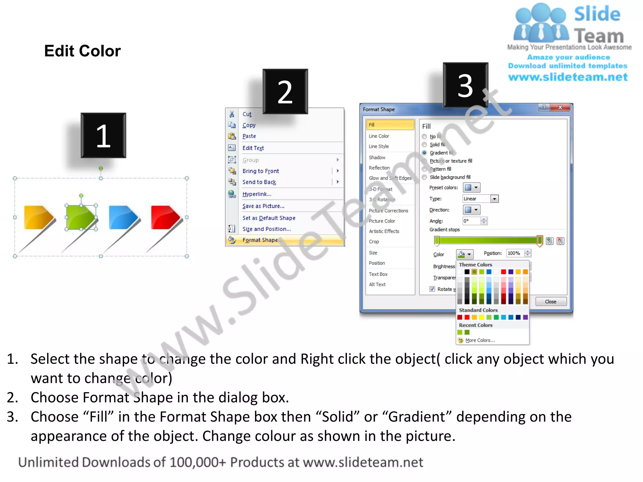 Linear arrow data flow diagram 4 stages sample charts visio power point ...