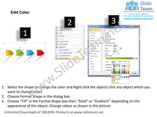 Linear arrow data flow diagram 4 stages sample charts visio power point ...
