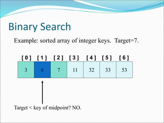 Linear and Binary search | PPTX