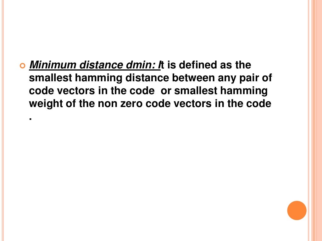 Linear Block Code