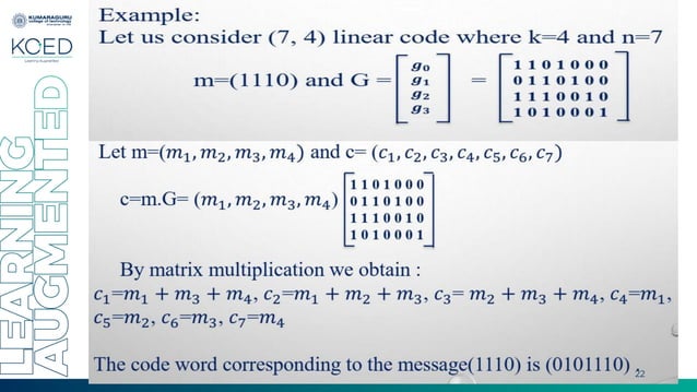 Linear Block code.pdf | Programming Languages | Computing