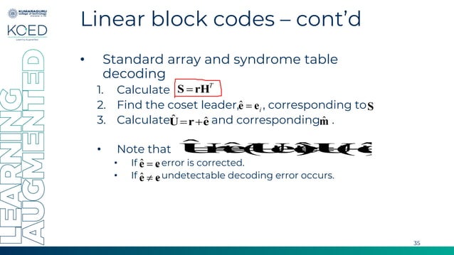 Linear Block Code Pdf