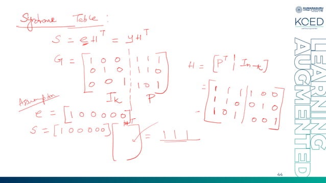 Linear Block code.pdf | Programming Languages | Computing