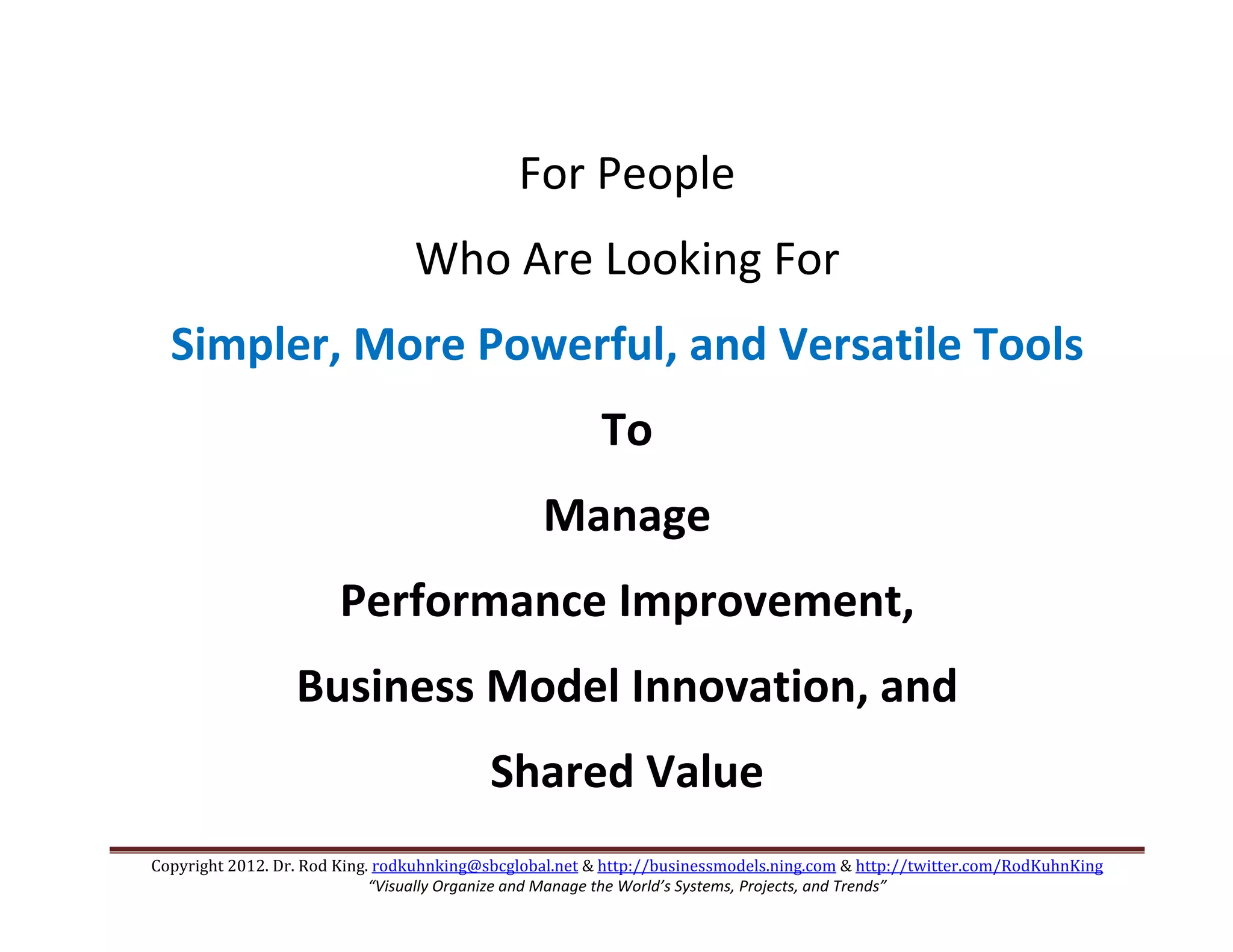 The LINEAR Business Model Canvas for Business Investors, Mentors, and ...