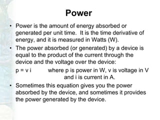 Linear circuit analysis 1 | PPTX
