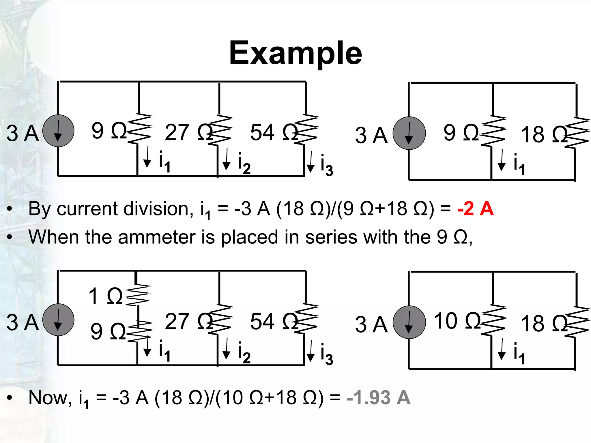 Linear circuit analysis 3 | PPTX