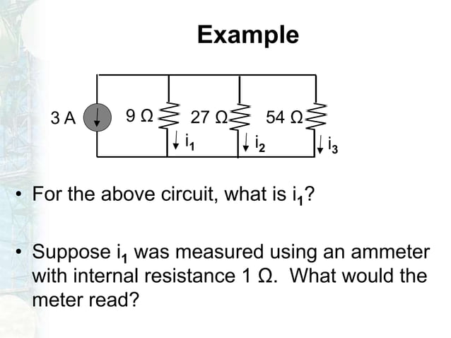 Linear circuit analysis 3 | PPTX