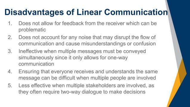 Linear Communication Presentation.pptx | Computer Networking | Computing