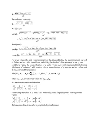Linear conformal mapping | DOCX | Physics | Science