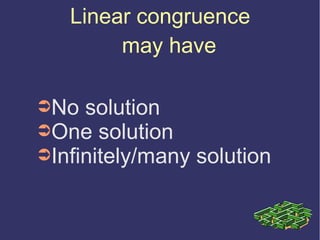 Linear cong slide 2 | ODP