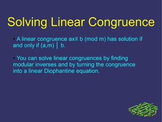 Linear cong slide 2 | ODP