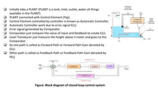 Linear control system Open loop & Close loop Systems | PPTX