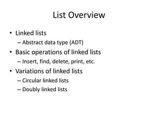 Linear data structure concepts | PPTX