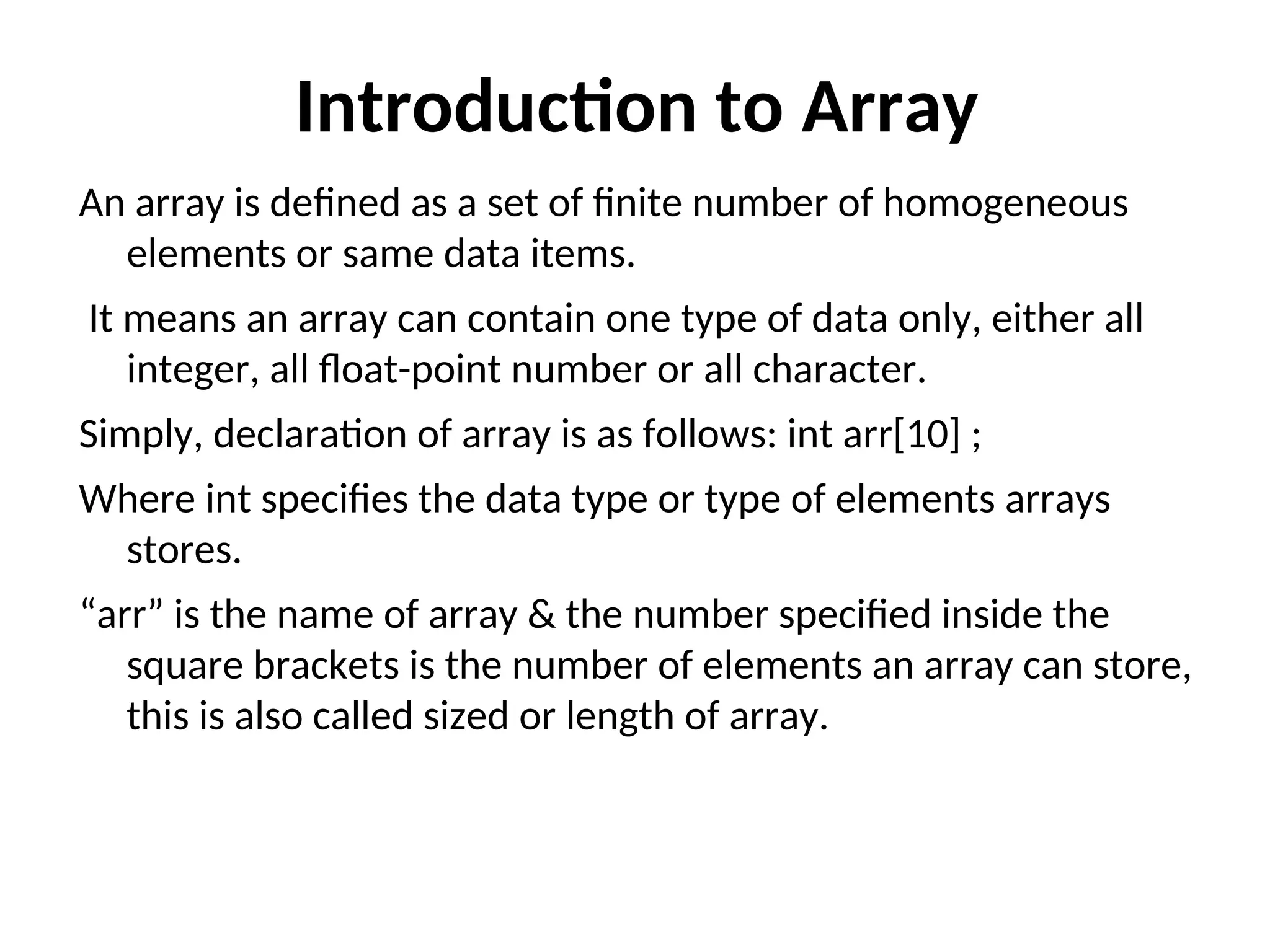 Linear Data Structures Array Stack Queue Ppt 0300