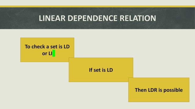 Linear dependence & independence vectors | PPTX | Programming Languages | Computing