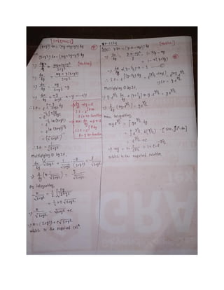 Linear differential eqn | PDF