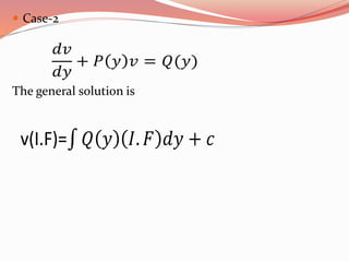 Linear differential equation | PPTX