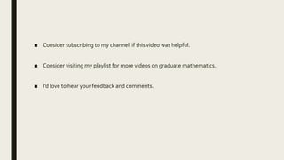 GRADUATE MATHS: LINEAR DIFFERENTIAL EQUATIONS WITH VARIABLE ...