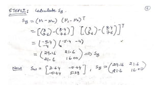 Linear discriminant analysis | PDF