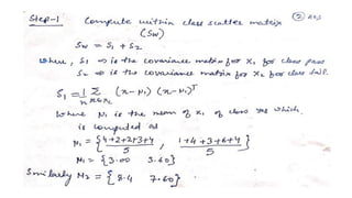 Linear discriminant analysis | PDF