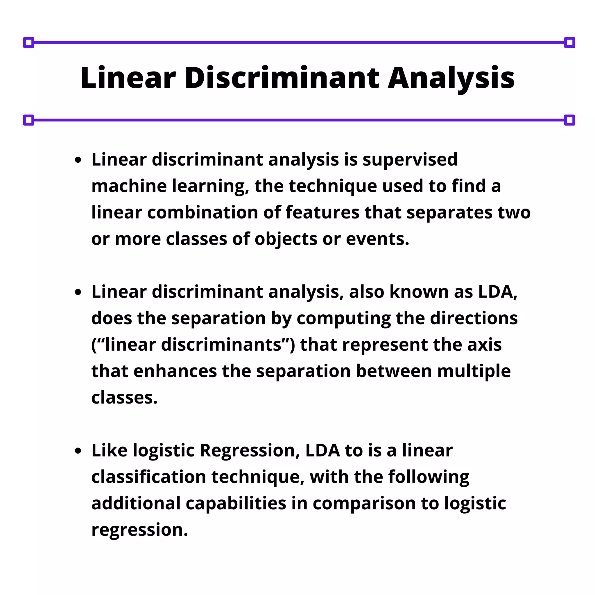 Linear discriminant analysis | PDF