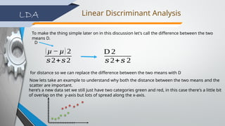 Linear Discriminant Analysis of machine learning.pptx