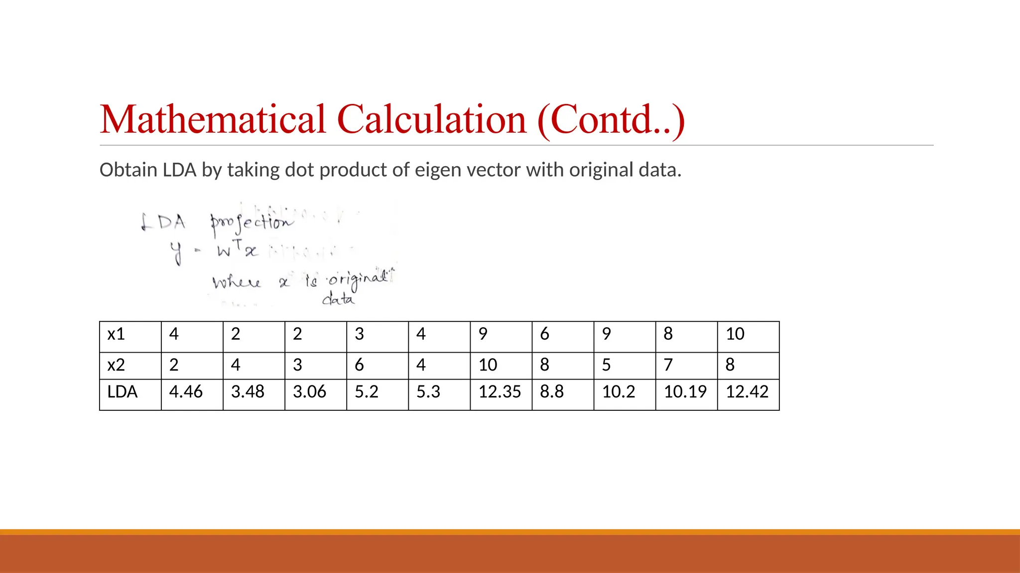 Linear Discriminant Analysis in Machine Learning | PPTX
