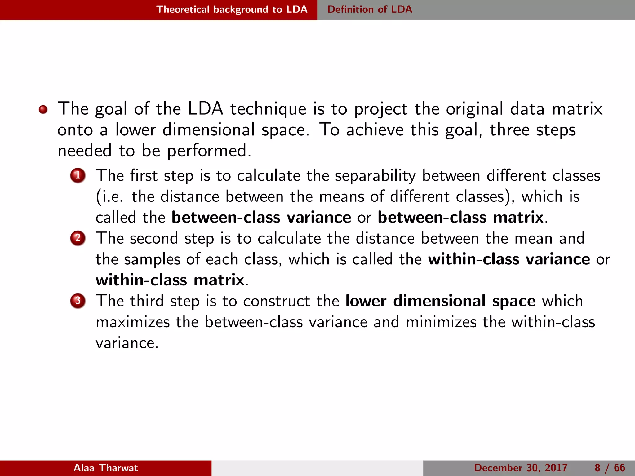 Linear discriminant analysis: an overview | PDF