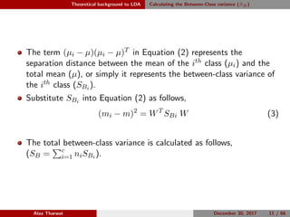 Linear discriminant analysis: an overview | PDF