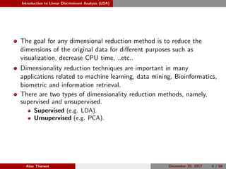 Linear discriminant analysis: an overview | PDF