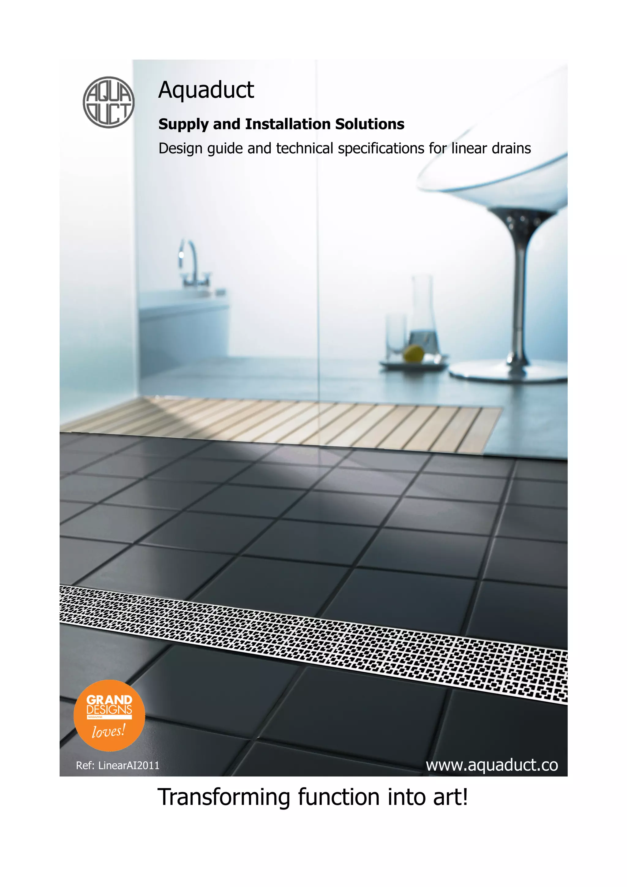 Linear drains designs | PDF