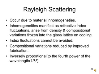Linear effects in optical fibers | PPT