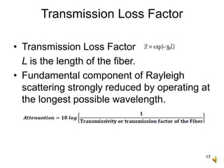 Linear effects in optical fibers | PPT