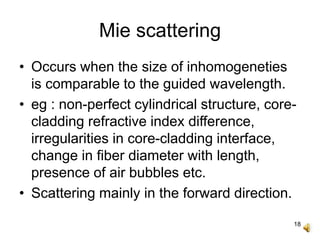 Linear effects in optical fibers | PPT