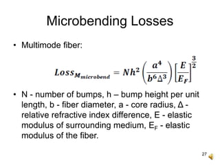 Linear effects in optical fibers | PPT