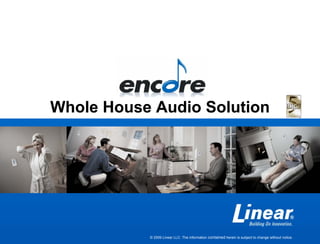 Linear Encore - Digital Audio Distribution System | PDF
