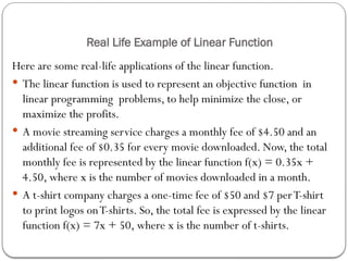 linear equation 1 models' analysis examples | PPTX