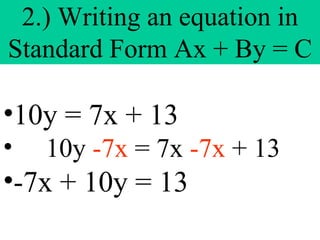Linear equation 2 2 | PPT | Physics | Science