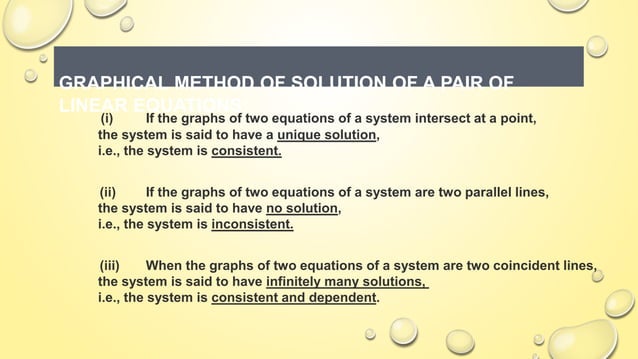 Linear equation in 2 variable class 10 | PPT
