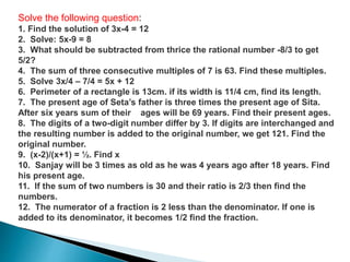 linear equation in one variable class 8.pptx