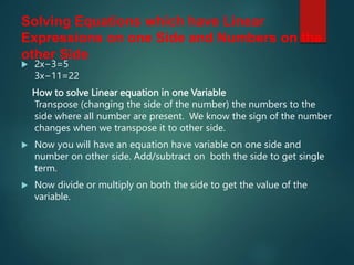 linear equation in one variable class 8 (1).pptx