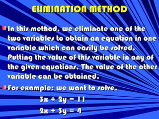 Linear equation in two variable | PPT | Physics | Science